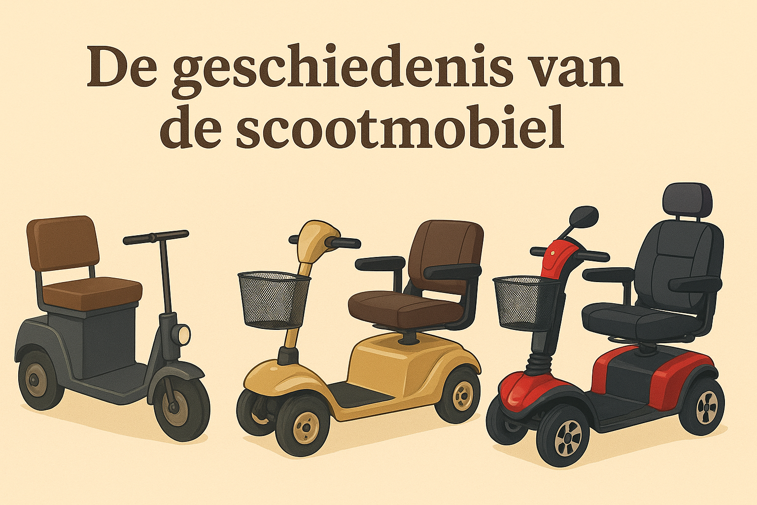 Waar komen scootmobielen vandaan? - Scootdeluxe.nl